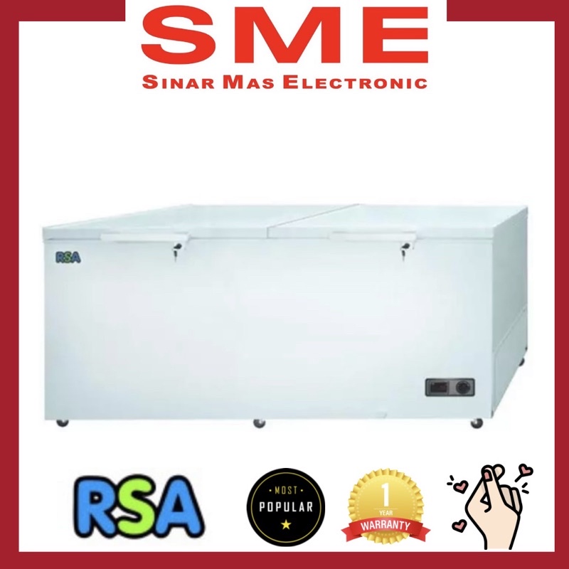 Jual Chest Freezer / Cooler Box Daging Frozen Food 2 Pintu RSA 1200 L ...
