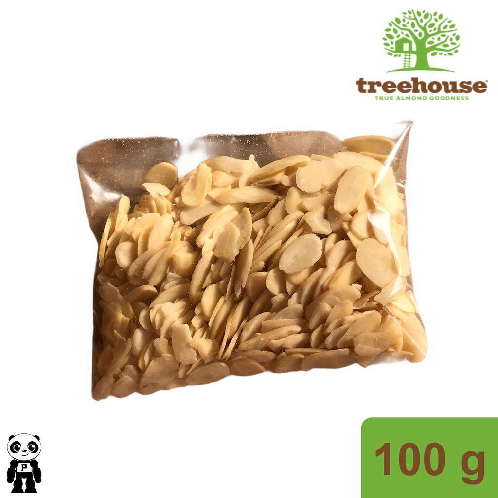 Jual Treehouse Kacang Almond Slice Iris Tipis 100g Extra Thin Sliced ...