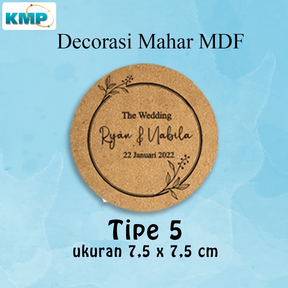 Jual Nama kayu MDF custom decorasi mahar / scrabbook / name tag kayu ...