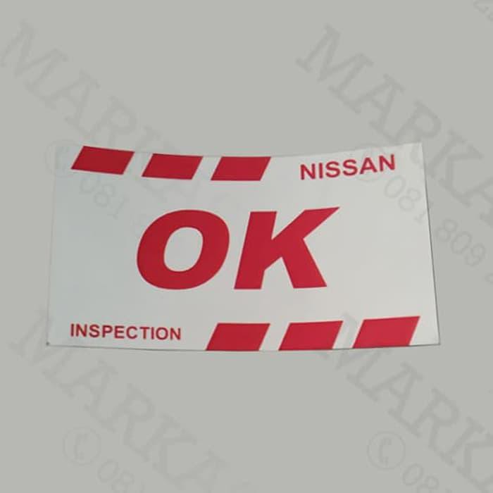 Jual Stiker / Sticker Nissan Inspection OK | Shopee Indonesia