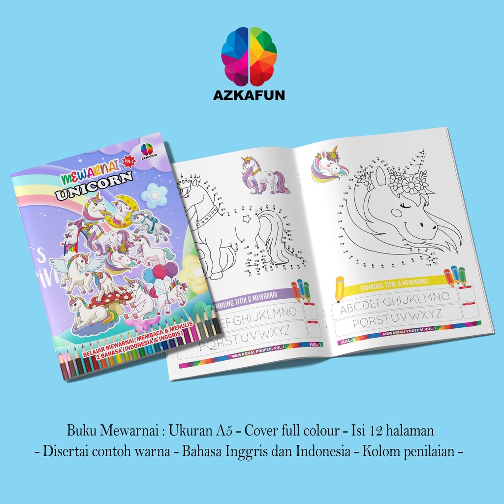 Jual BUKU MEWARNAI VOL 1 Full colour - buku mewarnai anak | Shopee ...
