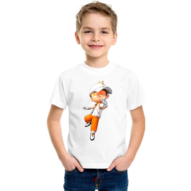 Jual KAOS BAJU ANAK BOBOIBOY SOLAR / BAJU ANAK BOBOIBOOY PUTIH | Shopee ...