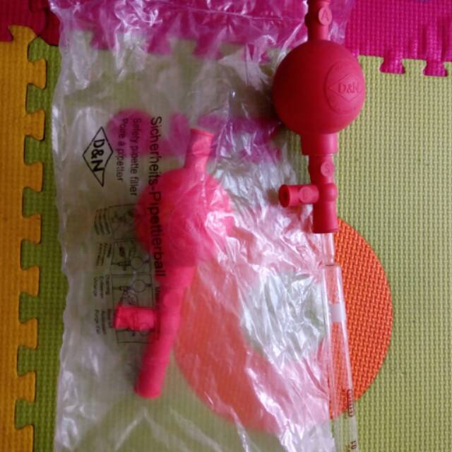 Jual pipet ball karet / pipet karet penghisap / pipet karet filler ...