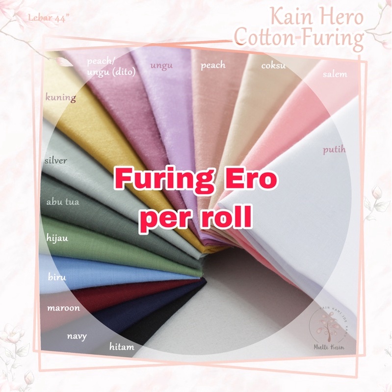 Jual Multi Kain hero arrow errow ero cotton furing furring puring per ...