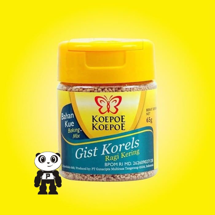 Jual Koepoe Koepoe Gist Korels Ragi Kering 65gr Ragi Instan Pengembang ...
