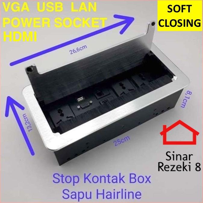 Jual Termurah Colokan Listrik Stop Kontak Socket Kabel Meja Meeting ...