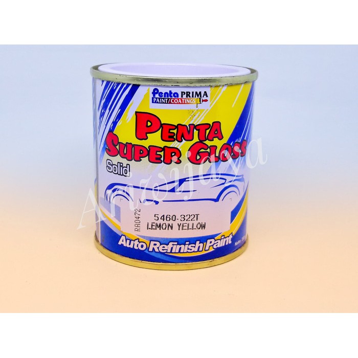 Jual Cat LEMON YELLOW / penta super gloss 200ml | Shopee Indonesia