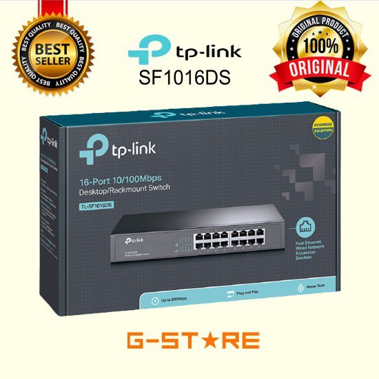 Jual TP-Link SF1016DS Switch Hub 16Port TL-SF1016 DS Steel Case Casing ...
