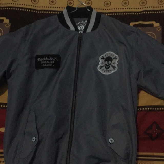 Jual Jaket Bomber distro original Rocks Denim | Shopee Indonesia