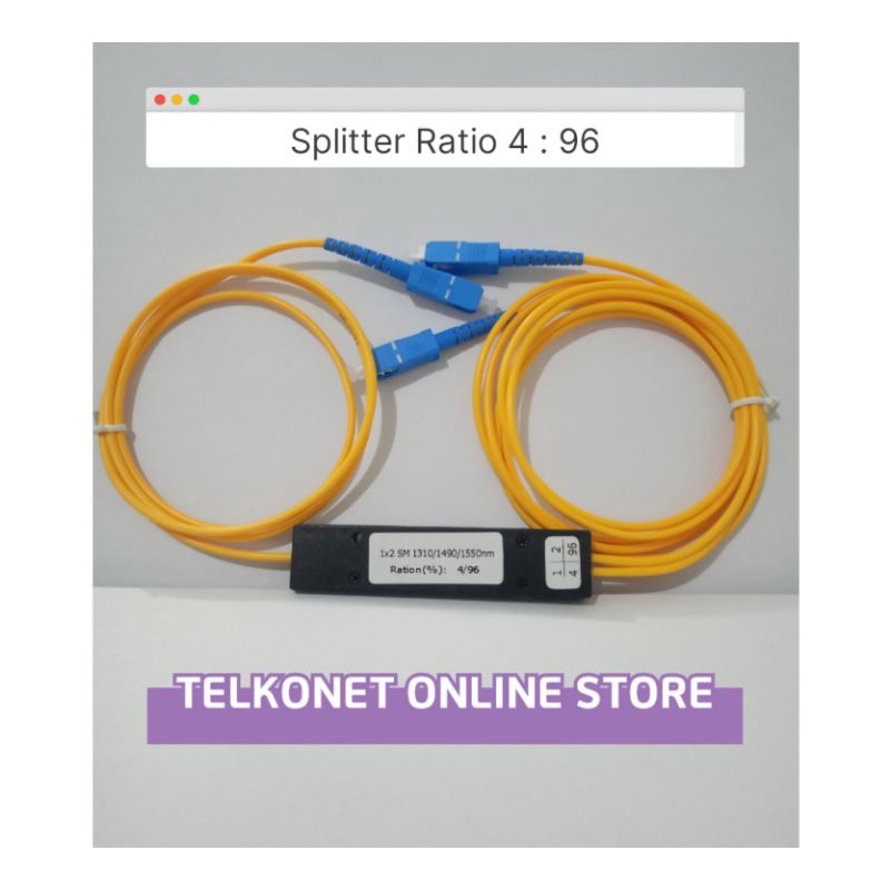 Jual Splitter Ratio 4:96 / FBT Sitter Ratio Three Window | Shopee Indonesia
