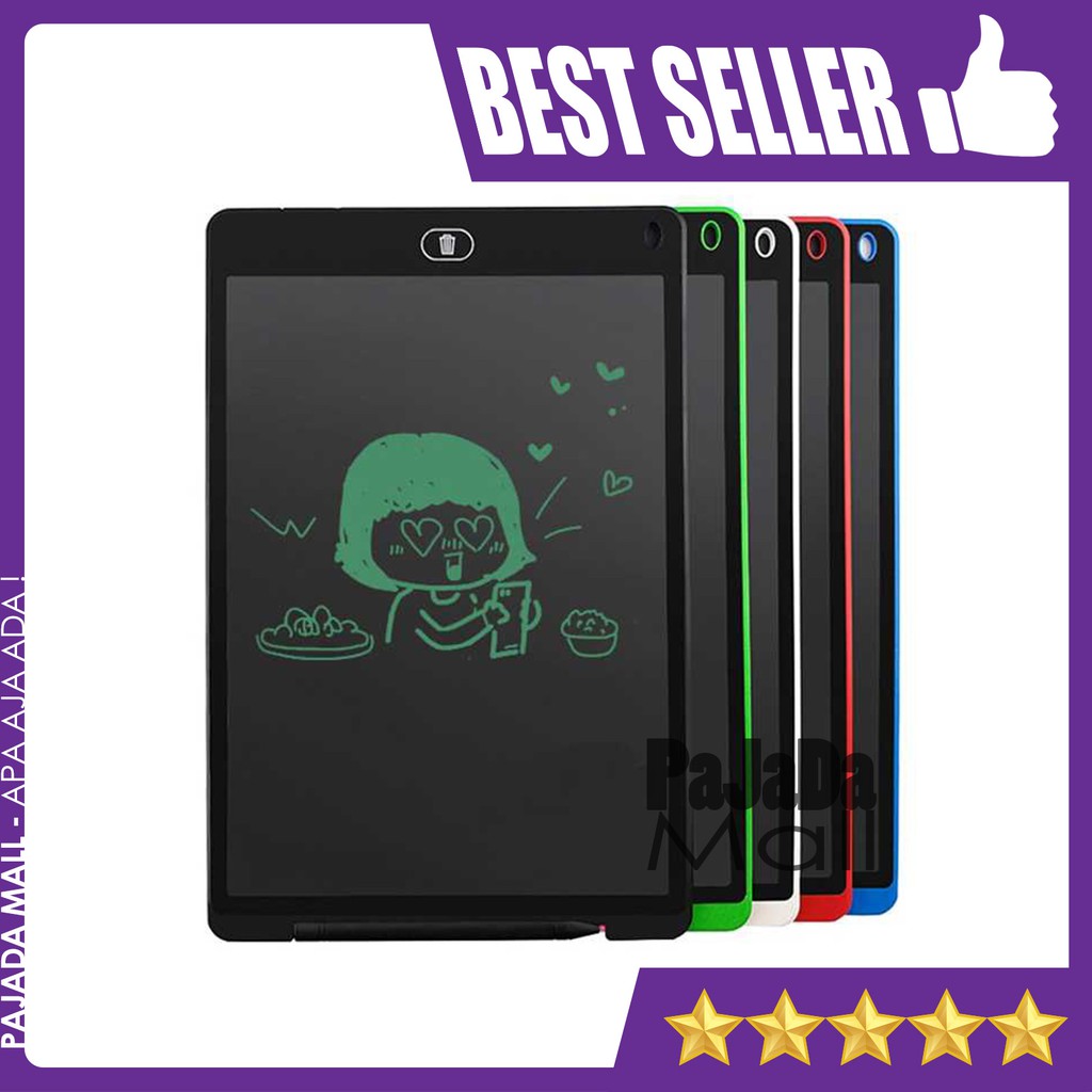 Jual Papan Gambar Digital Monochrome LCD Tablet 12 Inch | Shopee Indonesia