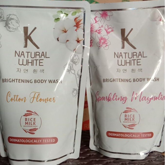 Jual K-Natural White Brightening Body Wash Rice Milk 420ml | Shopee Indonesia