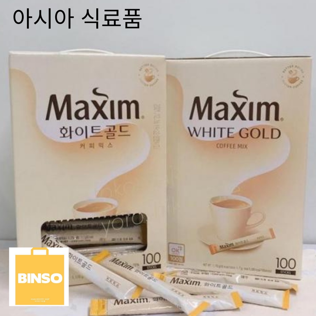 Jual Kopi Maxim Korea/MAXIM WHITE GOLD COFFEE MIX | Shopee Indonesia