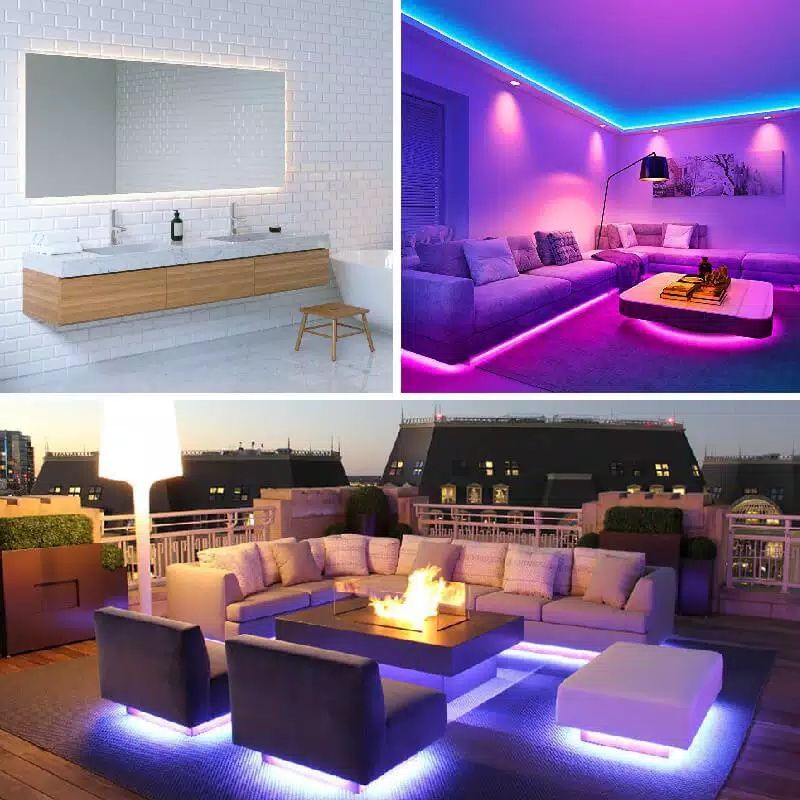 Jual Lampu Tidur Aesthetic Gaming Dinding LED Strip RGB Lighting Studio ...