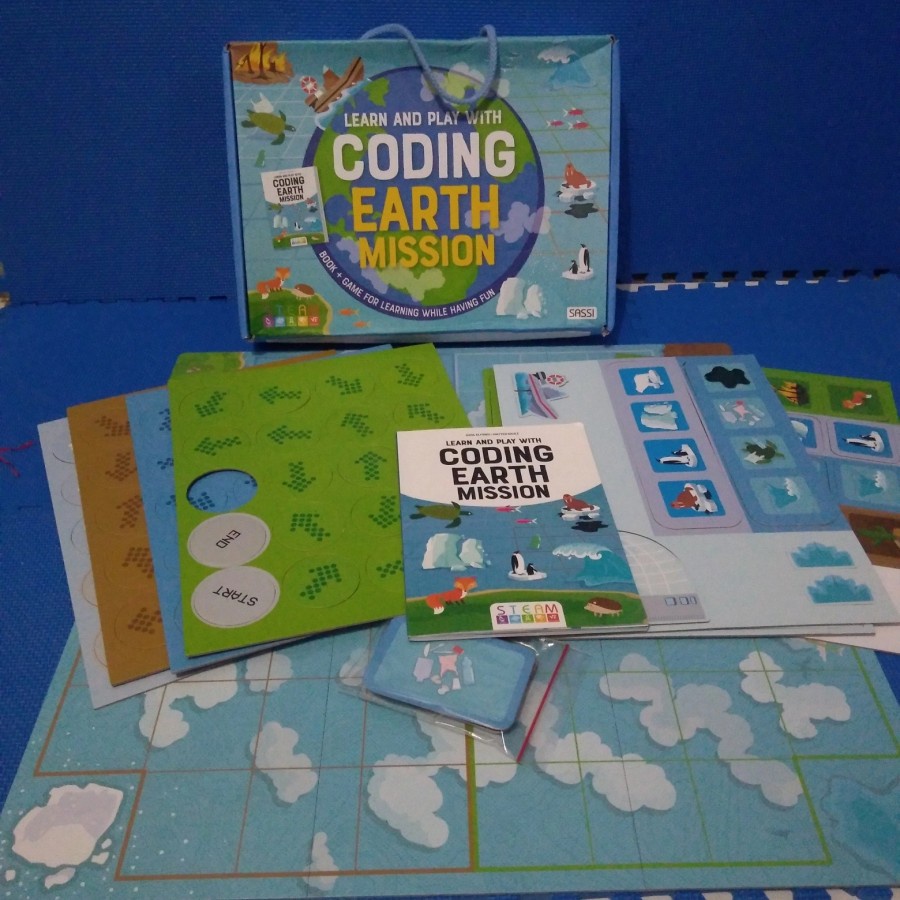Jual Board Game - Learn And Play Coding Earth Mission by Sassi | Shopee Indonesia
