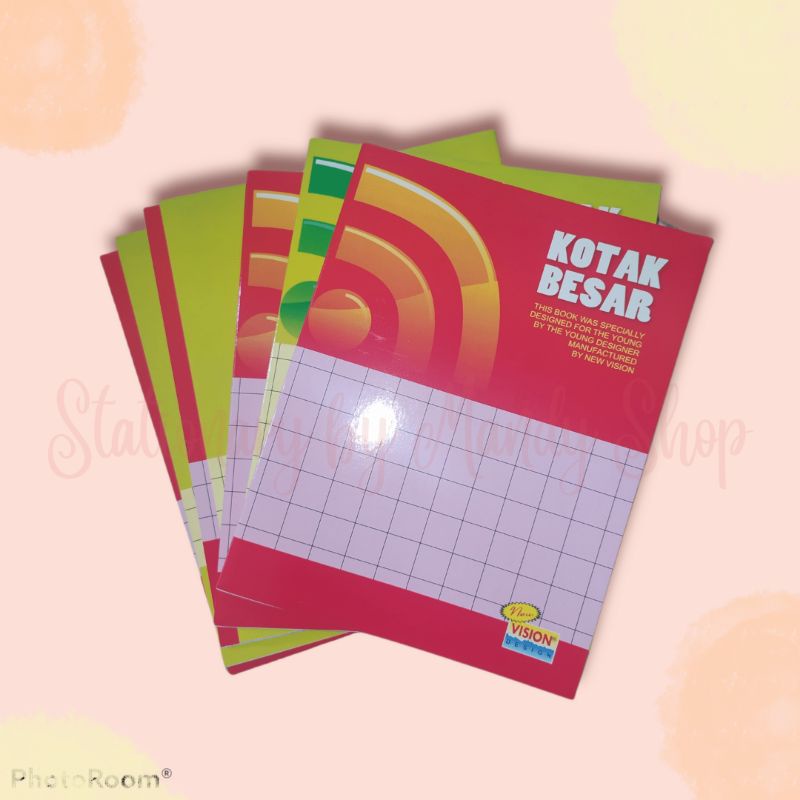 Jual Buku Tulis Kotak Besar Vision 30 Lembar // Notebook Square ...