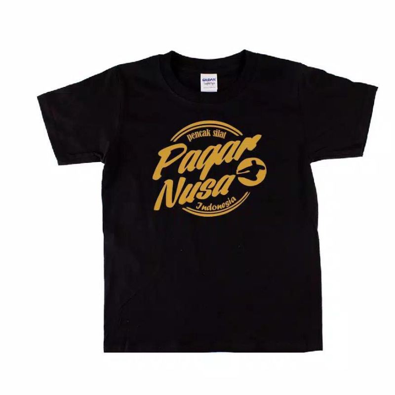 Jual KAOS PAGAR NUSA PENCAK SILAT INDONESIA LOGO BULAT GOLD MURAH ...