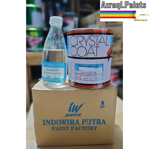 Jual CRYSTAL COAT CAT KACA CRISTAL COAT CAT KACA / CLEAR GLOSS & CLEAR ...
