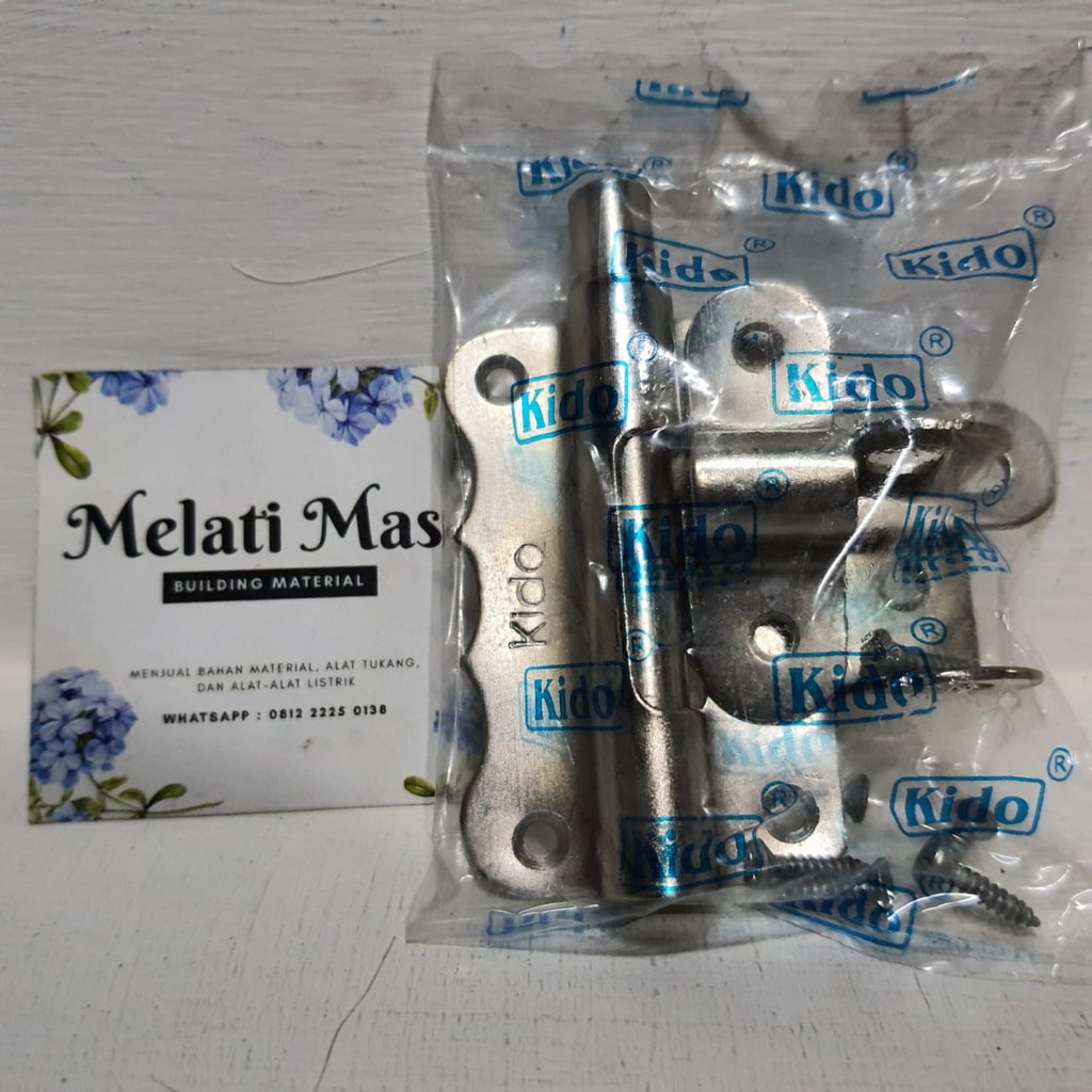 Jual Slot / Grendel Overpal / Grendel Gudang Tebal KIDO 3" inch / 2 ...