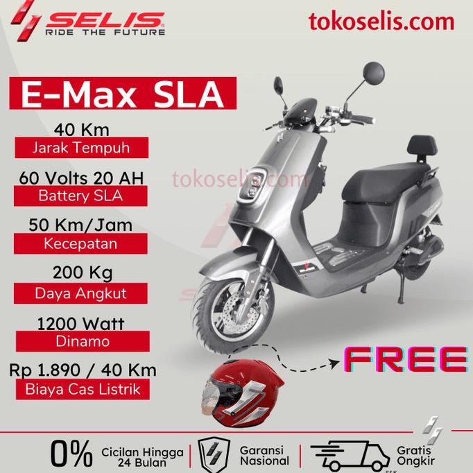 Jual Motor Listrik Selis Tipe E-Max Off The Road - Battery Sla | Shopee ...