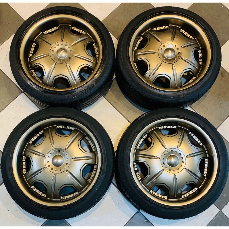 Jual Velg Racing R20 Bronze bisa buat Mercy Innova Alphard Vellfire ...