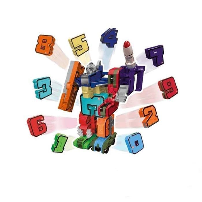 Jual Promo Emco POCKET MORPHERS - Number 7 Robot Transformers Angka ...