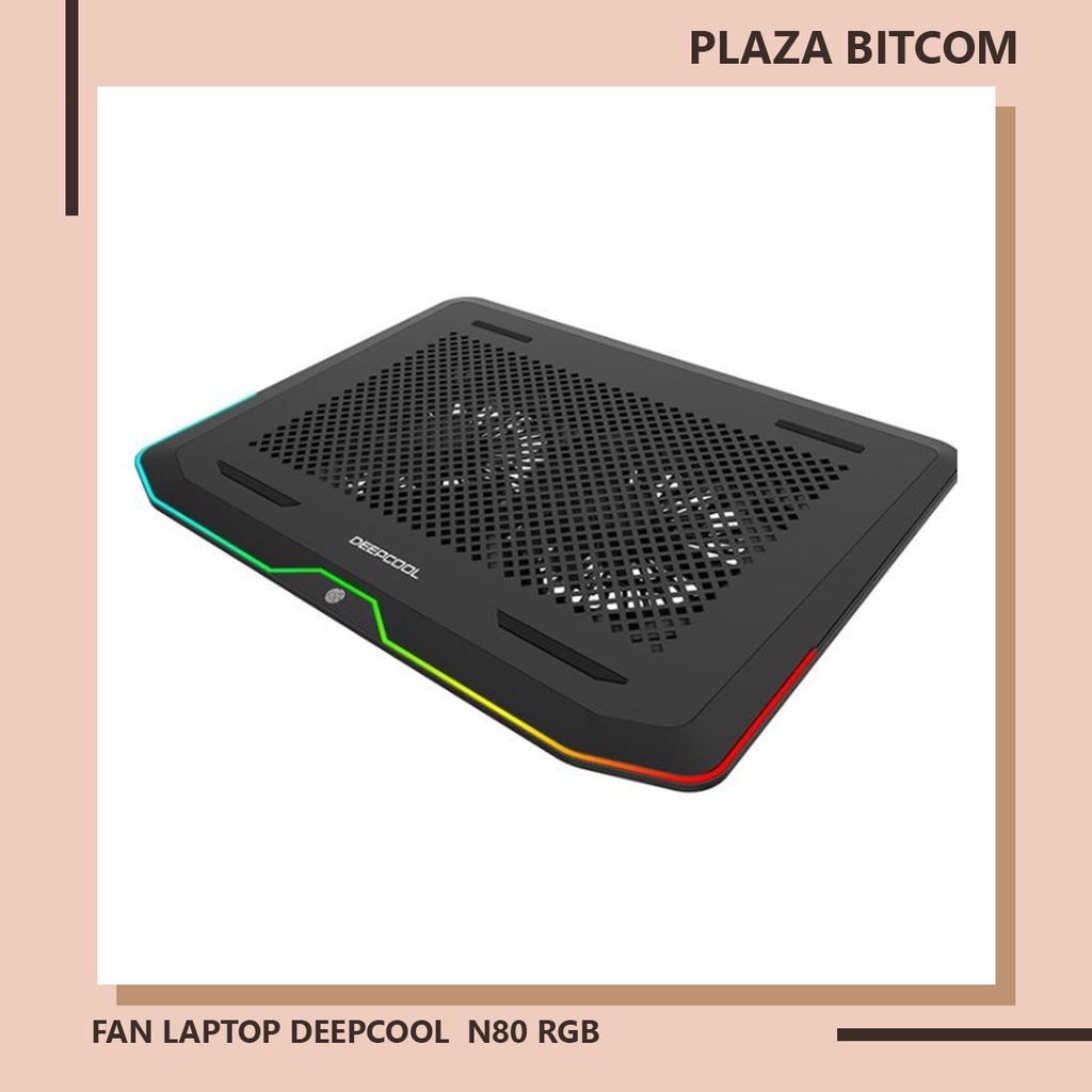 Jual FAN LAPTOP DEEPCOOL N80 RGB ORIGINAL MURAH | PLAZA BITCOM | Shopee ...