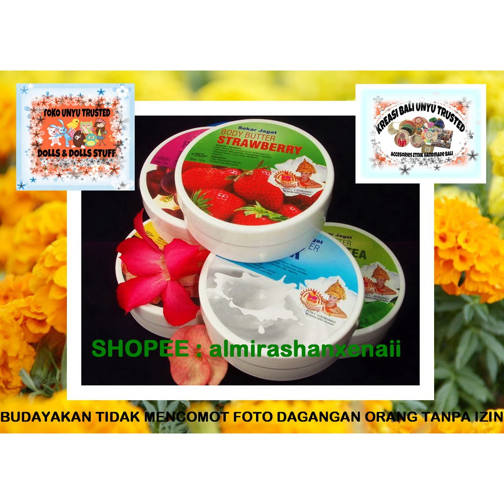 Jual Sekar Jagat Body Butter ORIGINAL 100 Gr (PRODUK SPA KHAS BALI ...