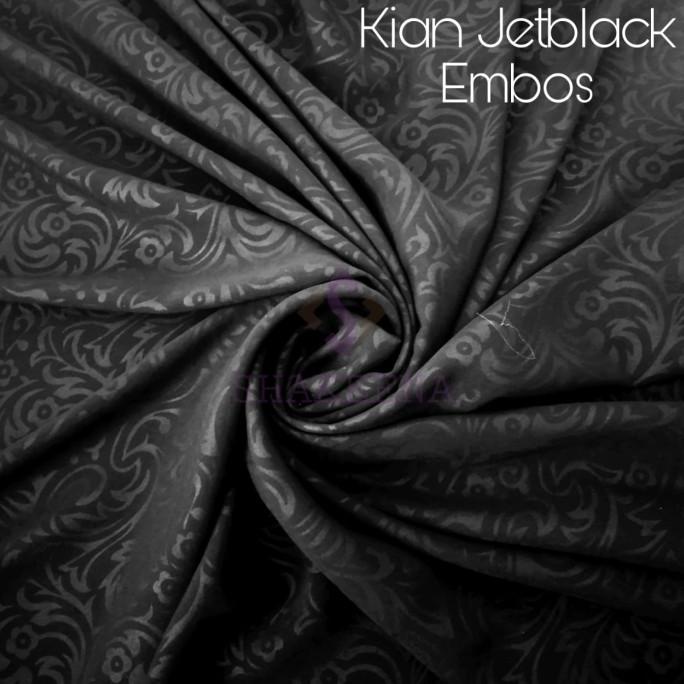 Jual Kain Embos / Jetblack Embos Leuwitex Meteran | Shopee Indonesia