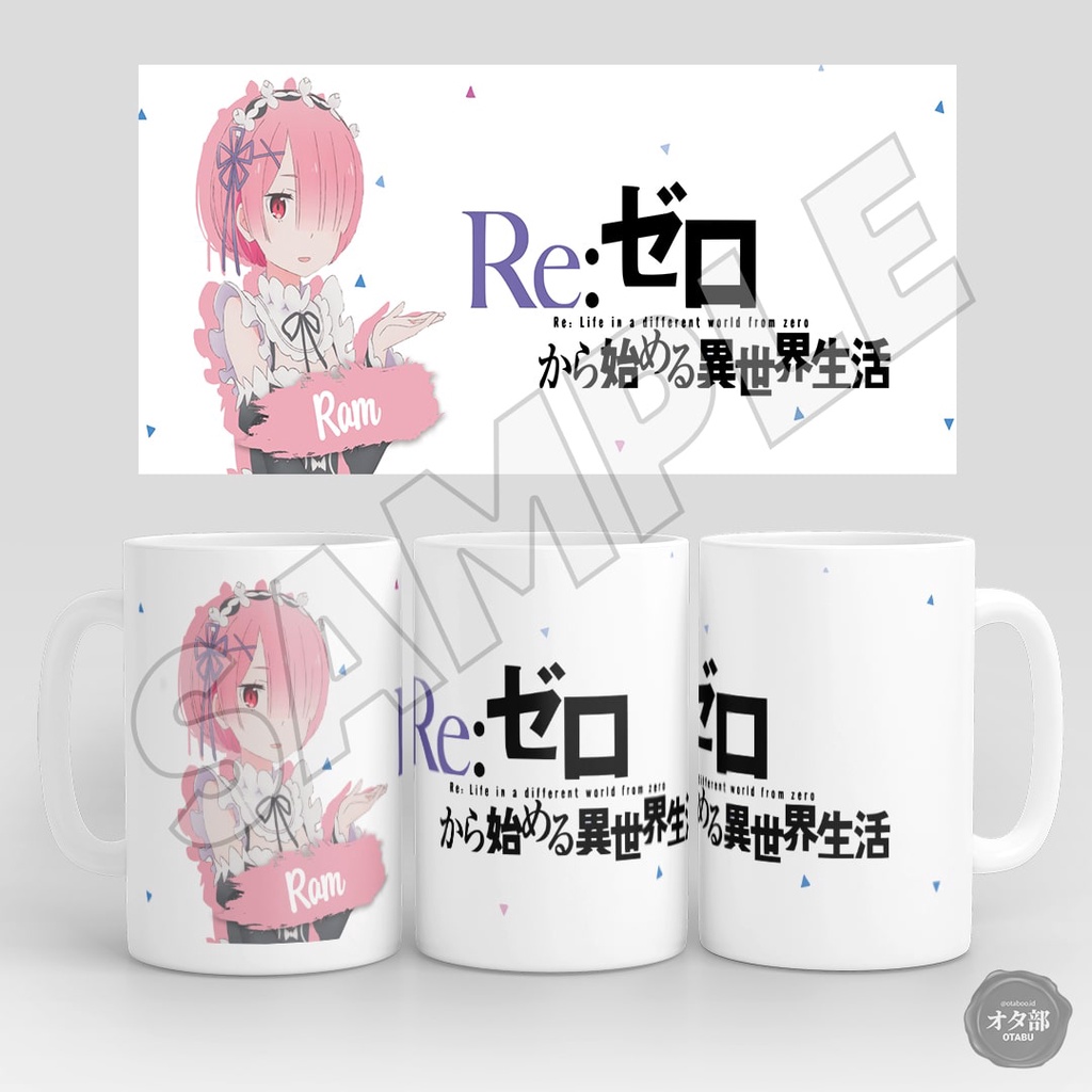 Jual Mug Anime | Ram & Rem ( Re:Zero ) | Shopee Indonesia