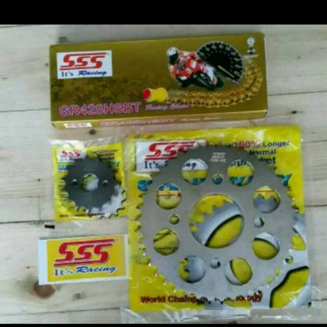 Jual GEAR GIR GER SET GEARSET GERSET GIRSET ORIGINAL SSS 428 HONDA ...