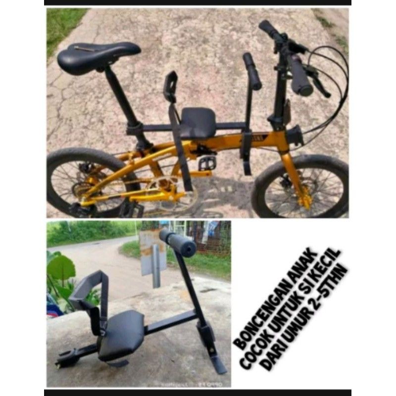 Jual BONCENGAN SEPEDA LIPAT/BONCENGAN SEPEDA MINION/BONCENGAN DEPAN ...