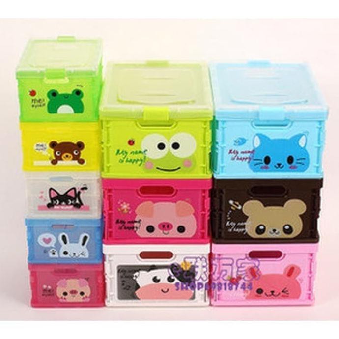 Jual BESAR BOX CONTAINER STORAGE KARTUN LIPAT CARTOON FOLDABLE ...