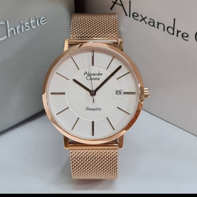 Jual jam tangan pria ac alexandre christie original Q4 | Shopee Indonesia