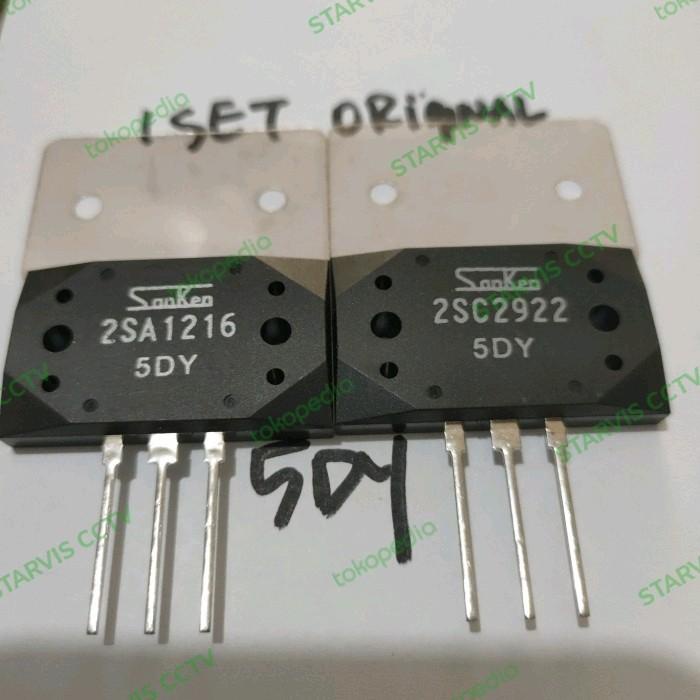 Jual Electronika Transistor Sanken 2Sa1216 2Sc2922 5Dy Original ,Transistor Original | Shopee ...