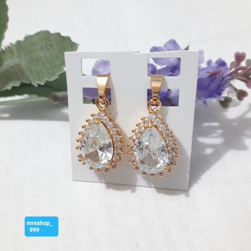 Jual Liontin permata oval tebal warna emas/1pcs. | Shopee Indonesia