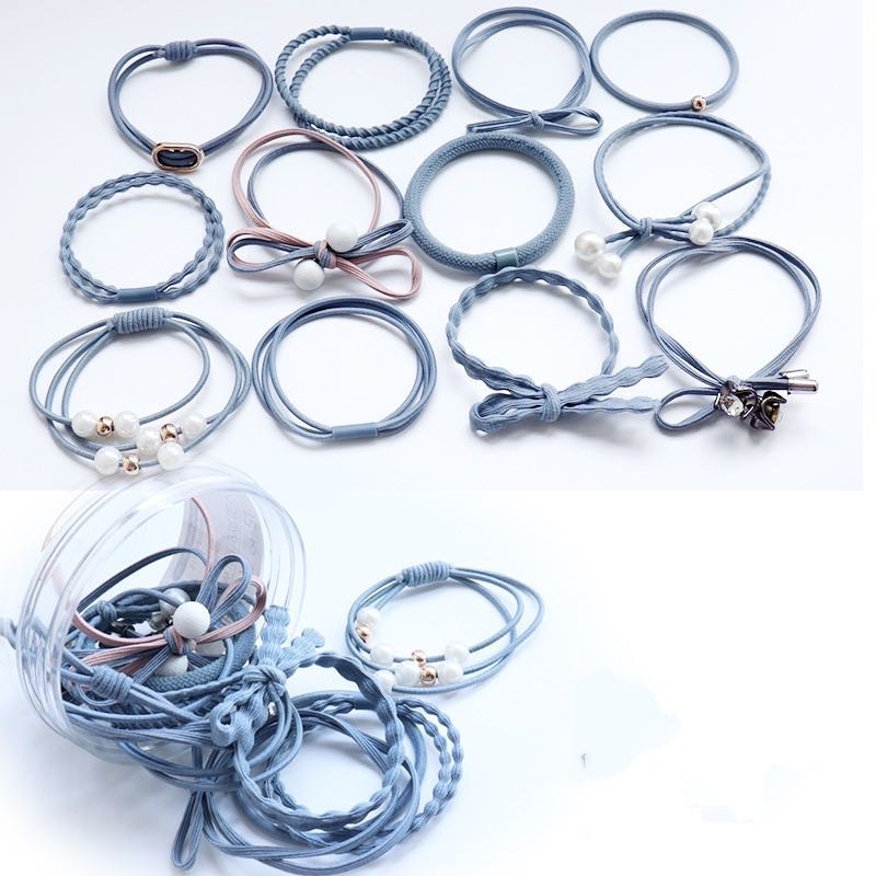 Jual Ikat Rambut 12 in 1 Fashion Wanita / Accesories Rambut / Ikat ...