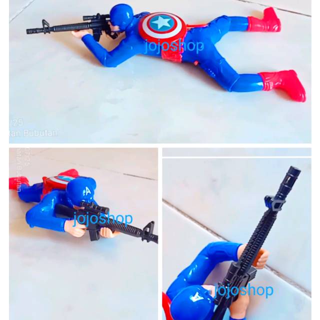 Jual Captain Amerika Tentara Merayap Menembak Musuh | Shopee Indonesia