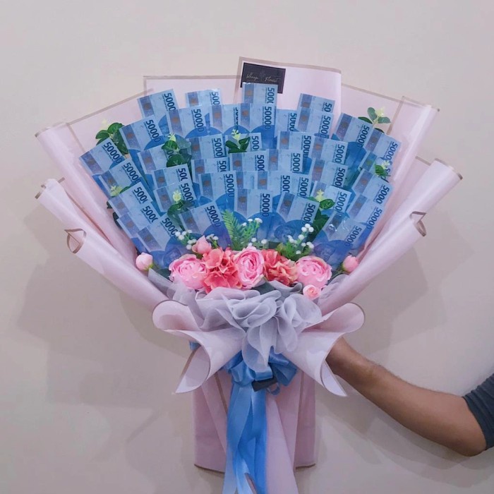 Jual hand bouquet money ( pecahan 50rb ) | Shopee Indonesia