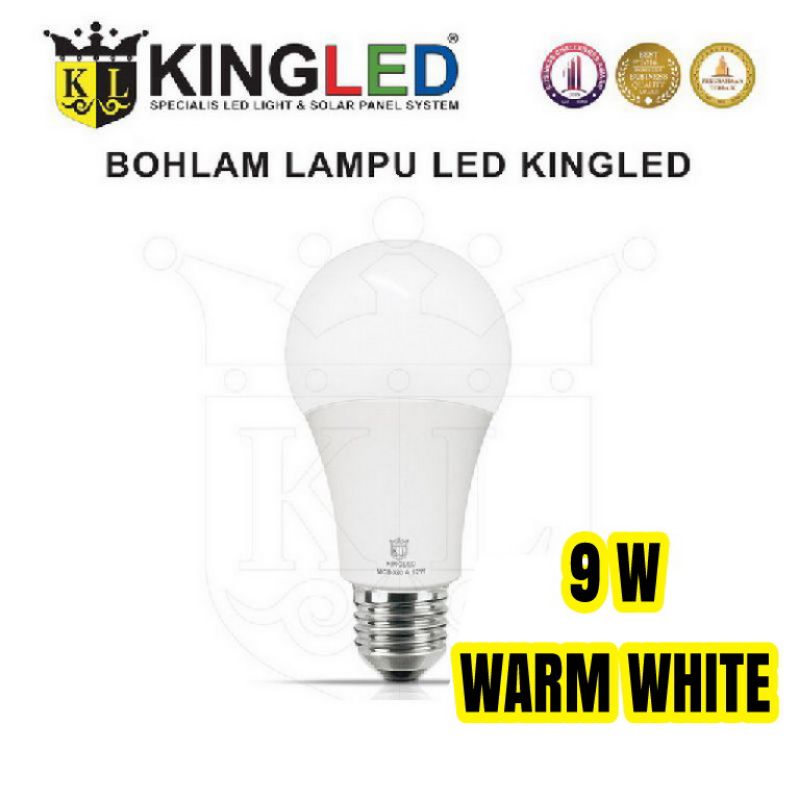 Jual Lampu LED Warm White 9w Kingled | Shopee Indonesia