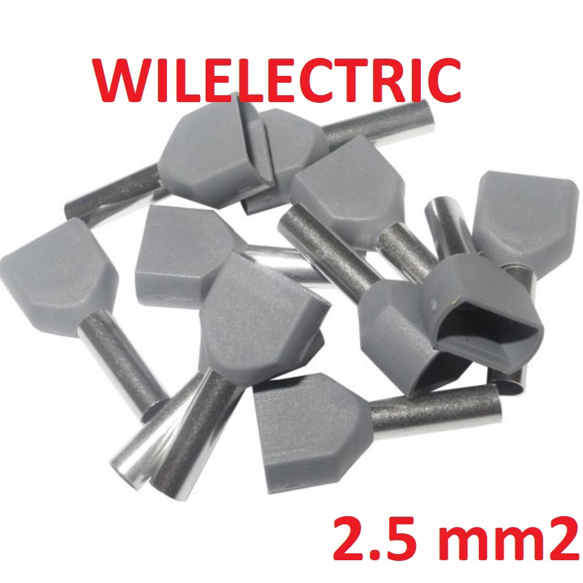 Jual TWIN skun ferules ferrules 2.5 mm 2.5mm abu abu TE2510 TE 2510 | Shopee Indonesia