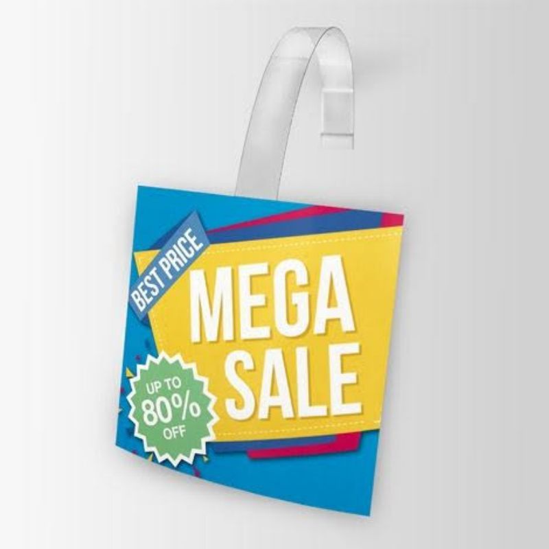 Jual WOBBLER | Hang tag custom satuan minimal order 50 pcs | Shopee ...