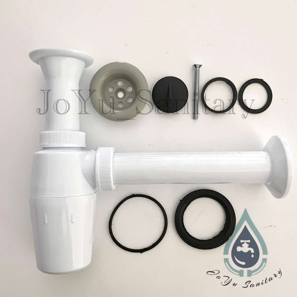 Jual Sifon Botol Plastik PVC Murah Putih NK- Saringan pembuangan Cuci ...