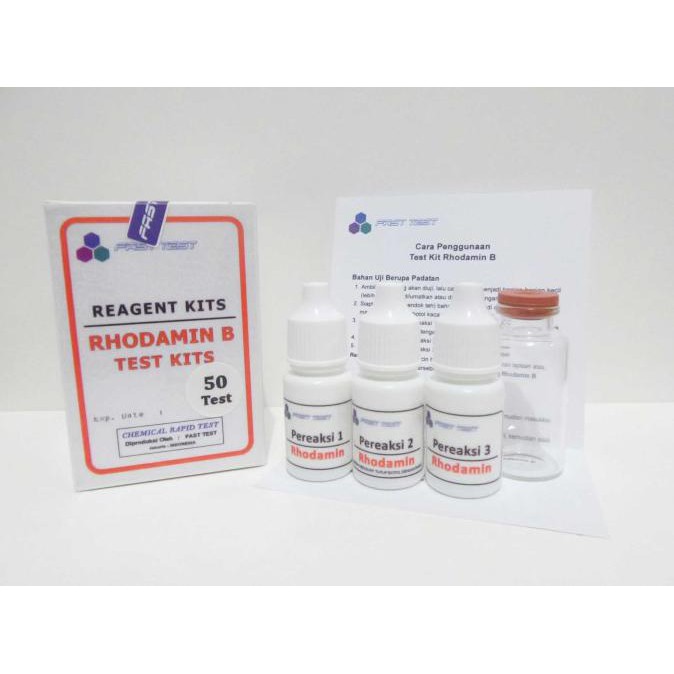 Jual Test Kit Rhodamin B, Alat Uji Cepat Kandungan Pewarna Rhodamine-B ...