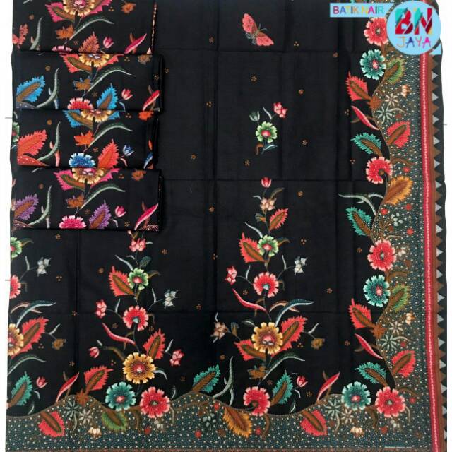 Jual Kain Batik Hitam Manis Unggul Jaya Batik Seragaman | Shopee Indonesia