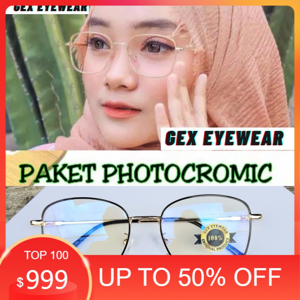 Jual KACAMATA WANITA DR 6639 TRENDY | KACAMATA PAKET LENSA PHOTOCROMIC ...