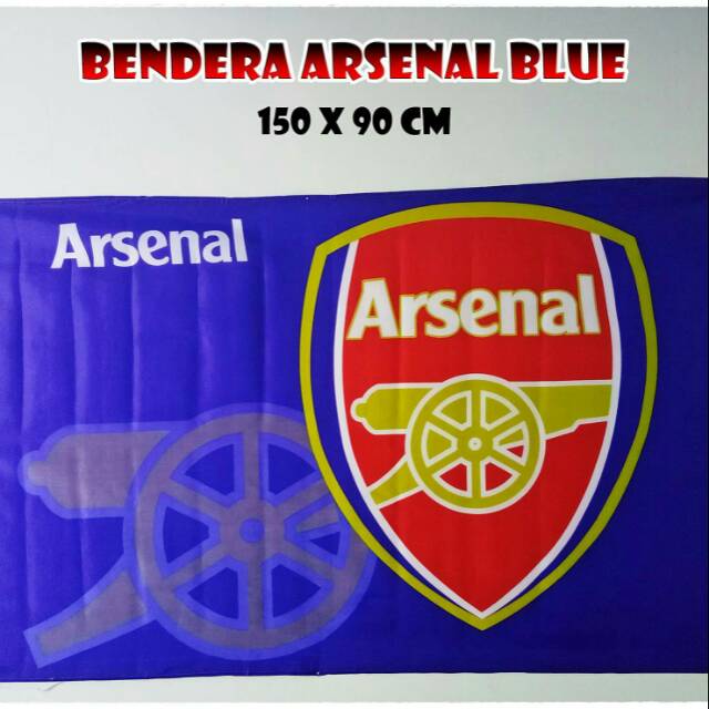 Jual BENDERA ARSENAL BIRU UKURAN BESAR | Shopee Indonesia