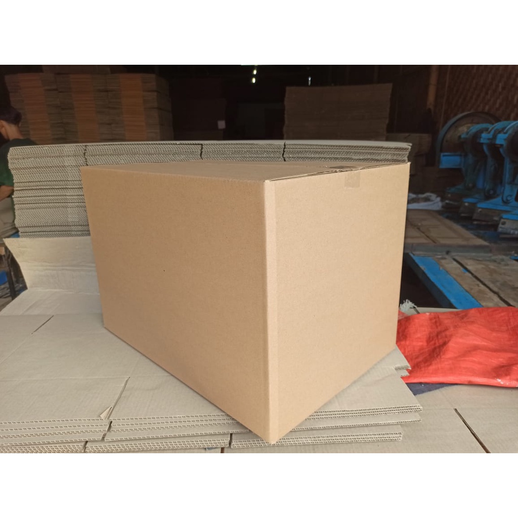 Jual kardus box packing polos 60x40x40 cm, murah, tebal | Shopee Indonesia