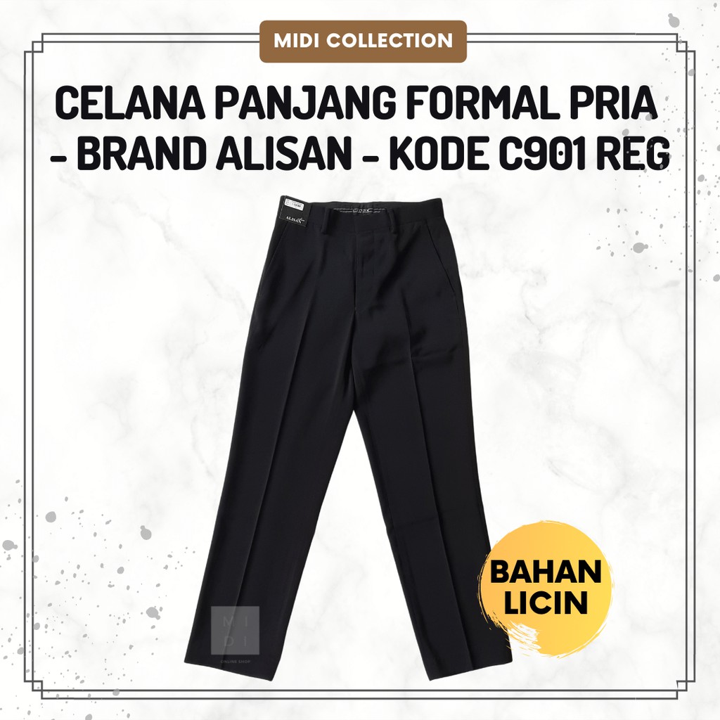 Jual Celana Panjang Formal/Kantor Pria brand ALISAN C901 (Bahan Licin ...