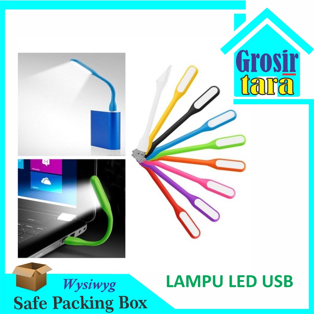 Jual Lampu USB LED Portable Flexible Stik Lamp Stick Lampu Baca Sikat ...